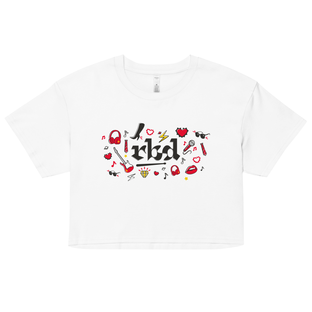 RBD Icon White Crop Top - RBD Official Store